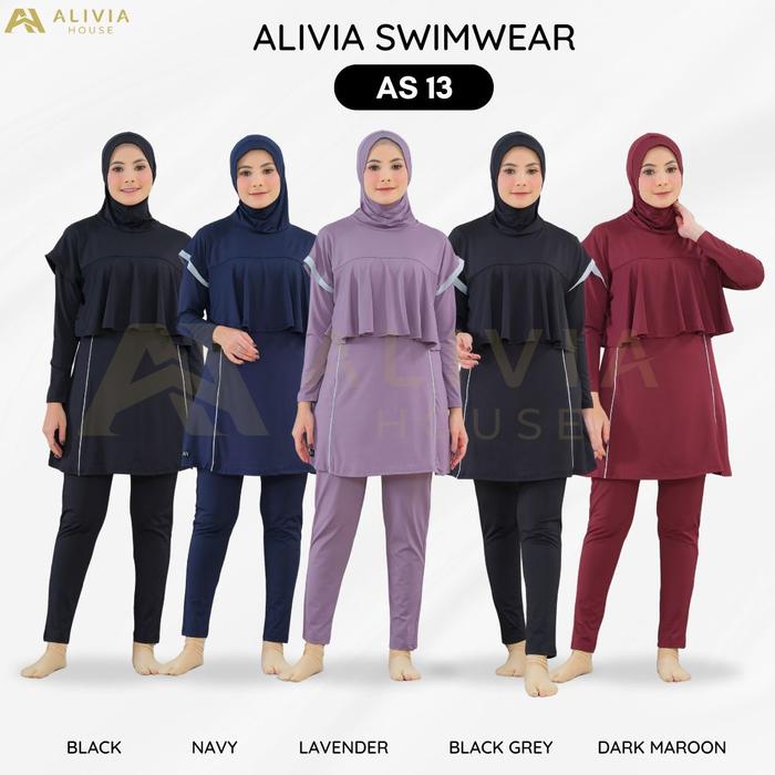 Jual Alivia House - Alivia Swimwear AS13 Baju Renang Muslimah Syari ...