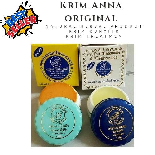 Krim Anna kosmetik ( turmeric,treatment ) Kulit Wajah Skincare - TikTok ...