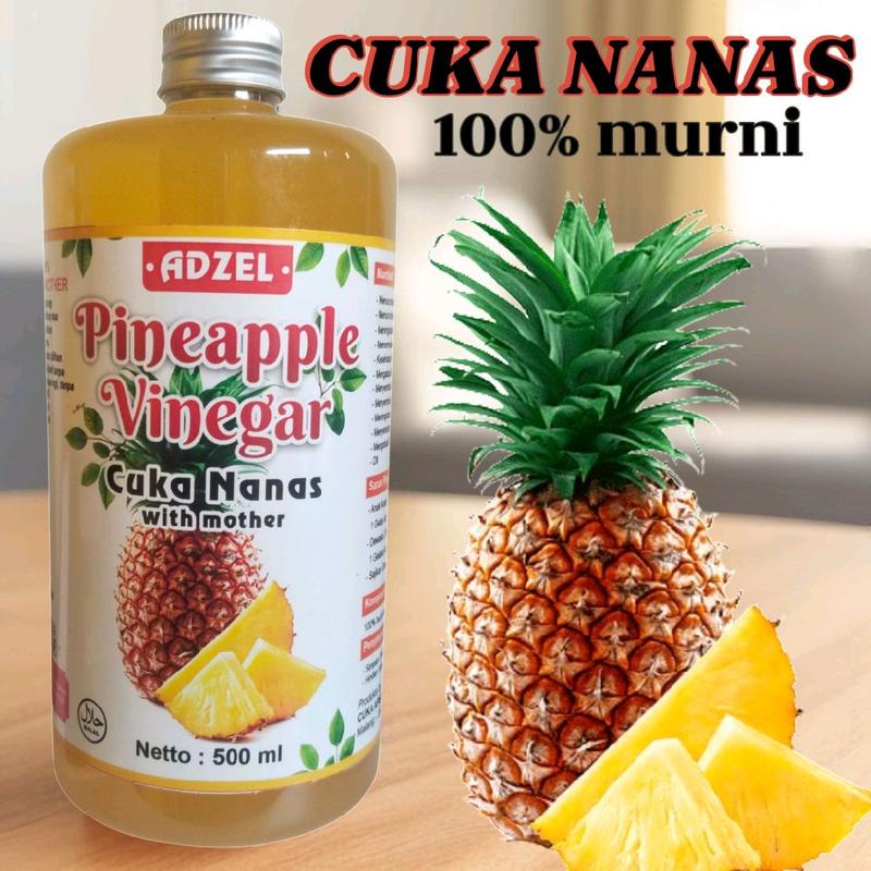 cuka nanas adzel 500 ml murni organik premium - Shop | Tokopedia