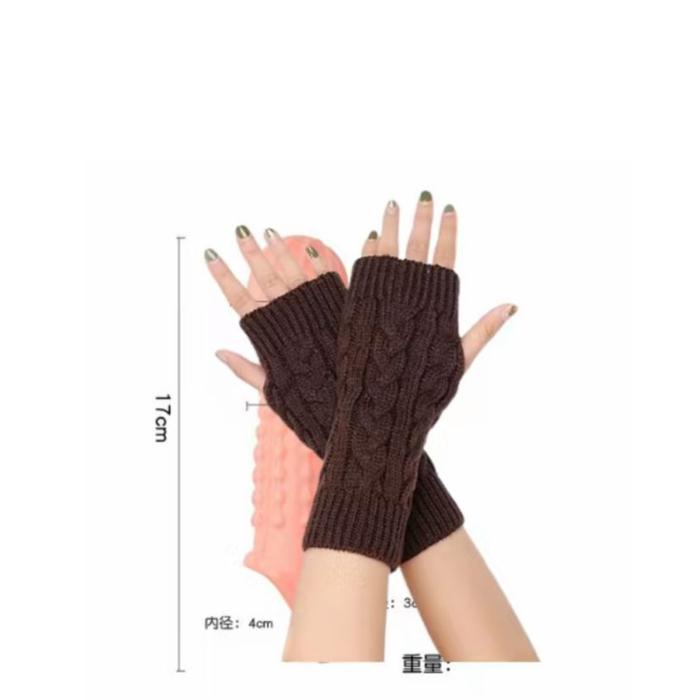 Jual Handscook Sarung Tangan Rajut Tebal Berlubang Original Bahan ...