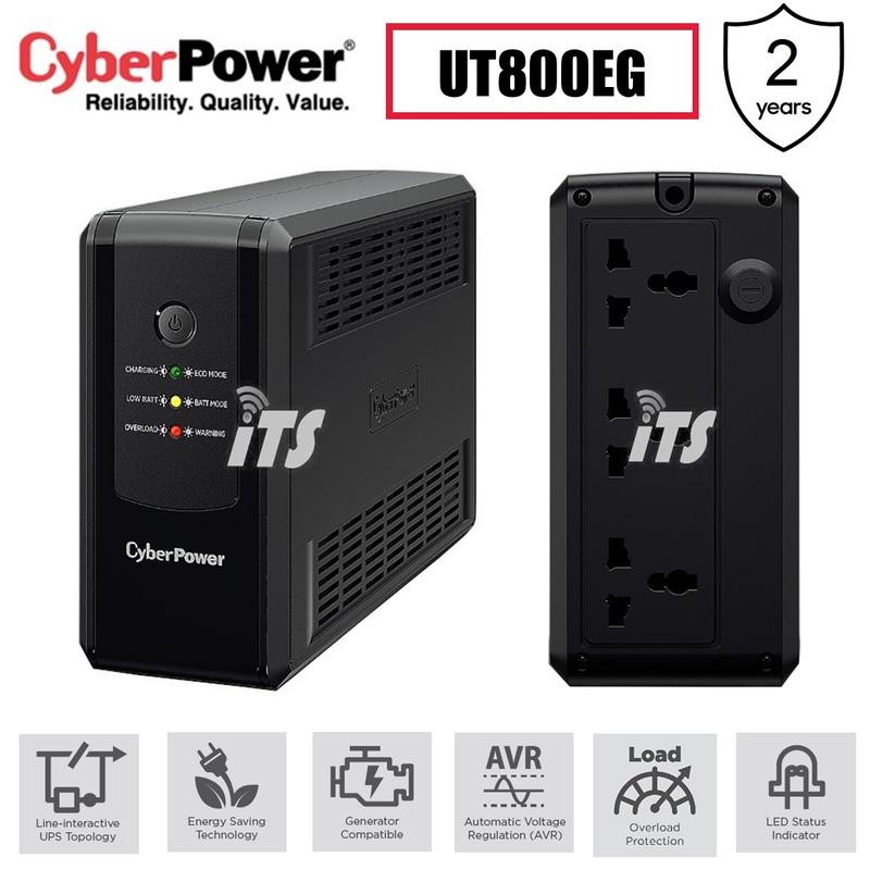CyberPower UT600E-UN 600VA/360W / UT800EG 800VA/400W Backup UPS ...