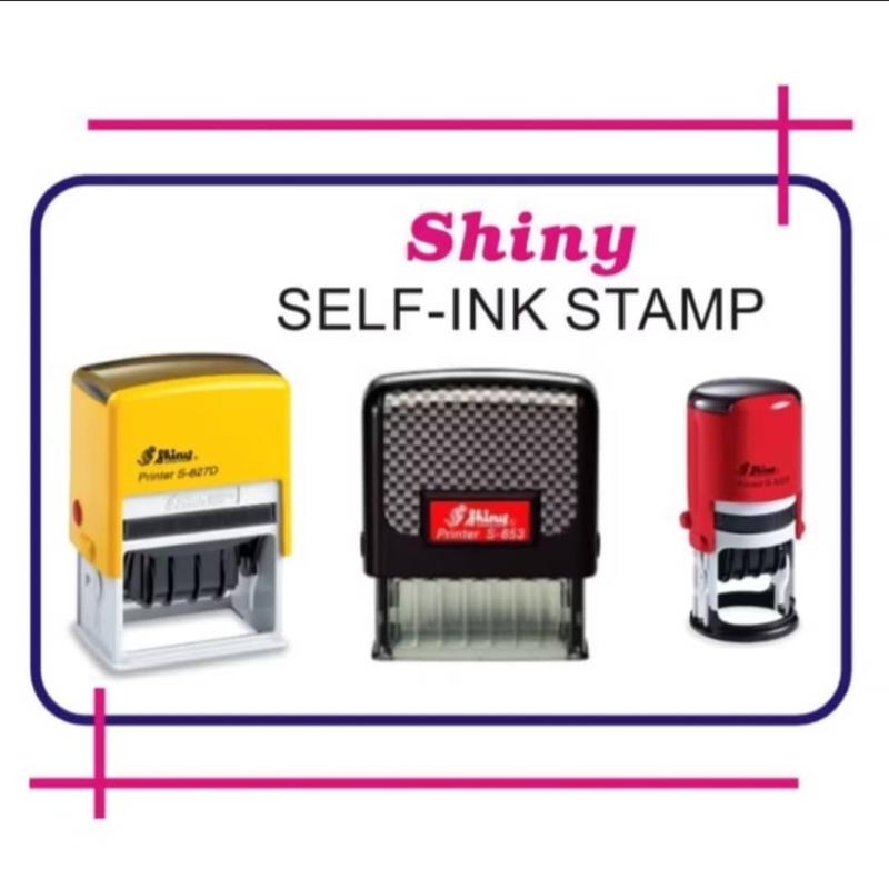 Shiny Self-Ink Stamp (Company Cop / Bank Cop, Cop Nama) - TikTok Shop ...