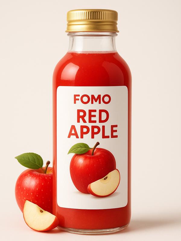 FOMO RED APPLE LIQUID JUICE REFILL 60ml Non Alkohol - Shop | Tokopedia