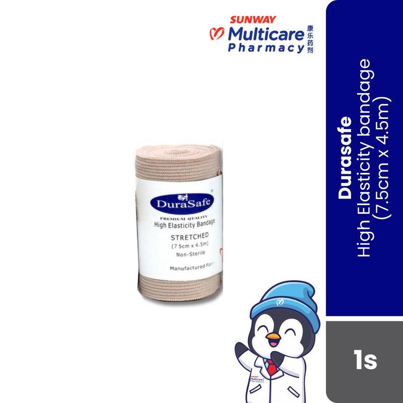 DURASAFE HIGH ELASTICITY BANDAGE (7.5CM X 4.5M) - TikTok Shop Malaysia