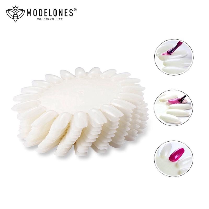 Modelones Nall plate Nail Art Display Wheel 10pcs False Polish - TikTok ...