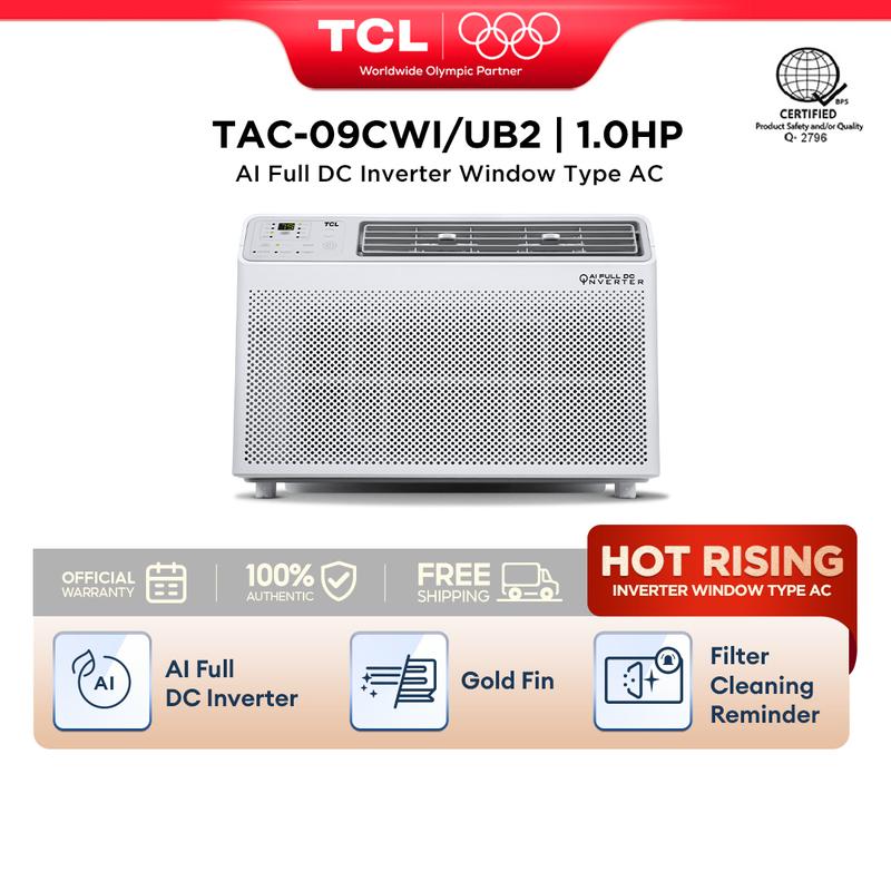 TCL 1.0 HP AI Full DC Inverter Window-Type Air Conditioner - - TikTok ...