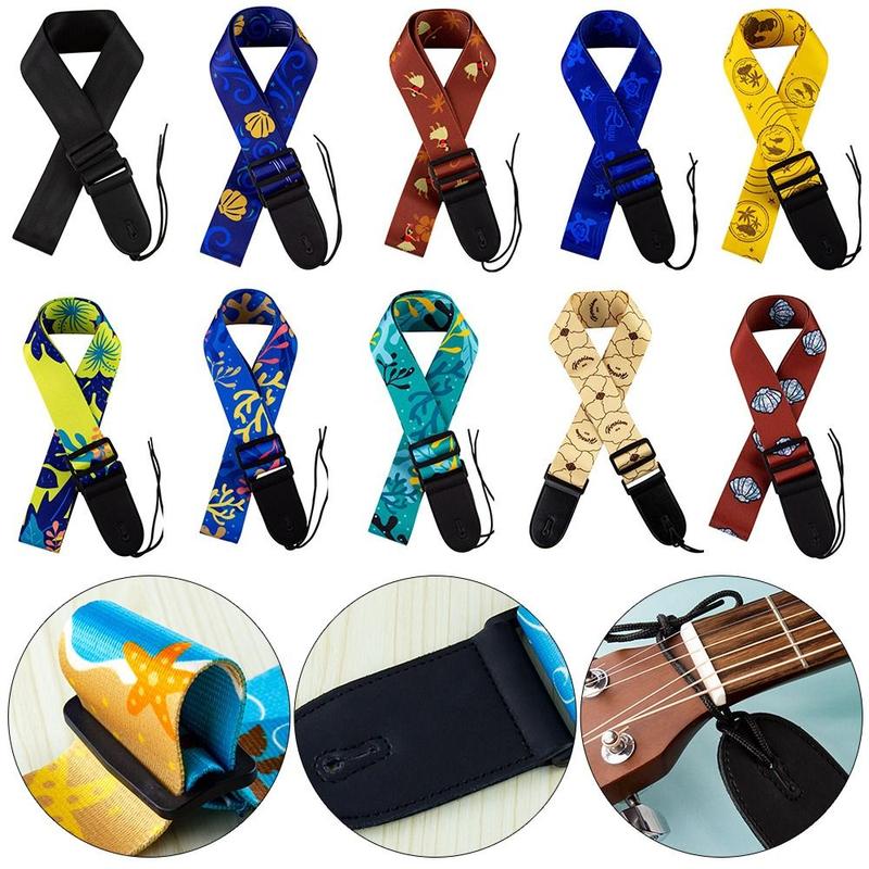 Vivid Printing Sling With Hook Ethnic Style Ukulele Strap Guitar ...