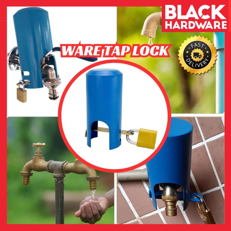 Black Hardware Kunci Kepala Paip Air Water Meter Lock Cover Water ...