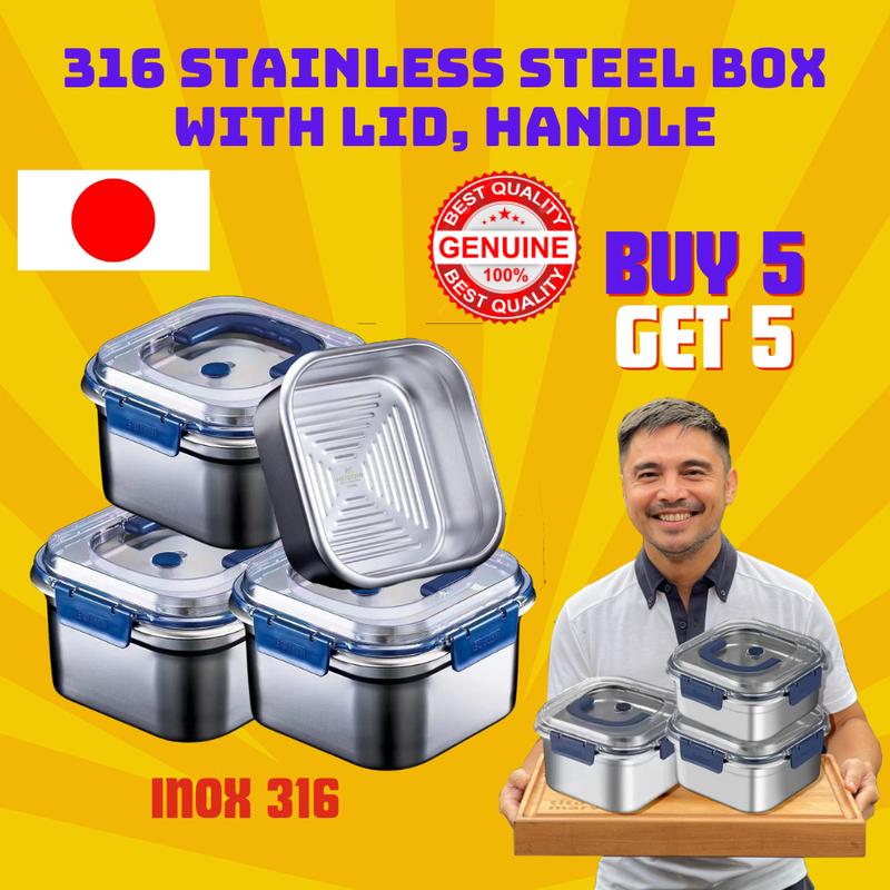 [BUY 5 TAKE 5] De-kalidad na lalagyan ng imbakan ng pagkain na - TikTok ...
