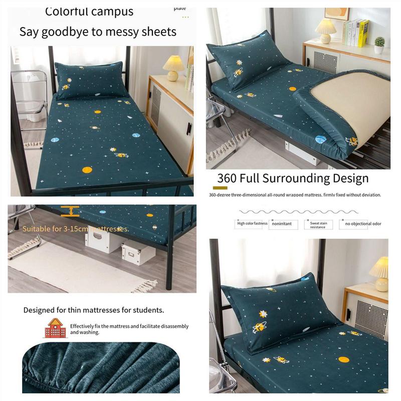 Cadar Tilam Plain Premium Fitted Bed sheet Homestay Queen King/Single ...