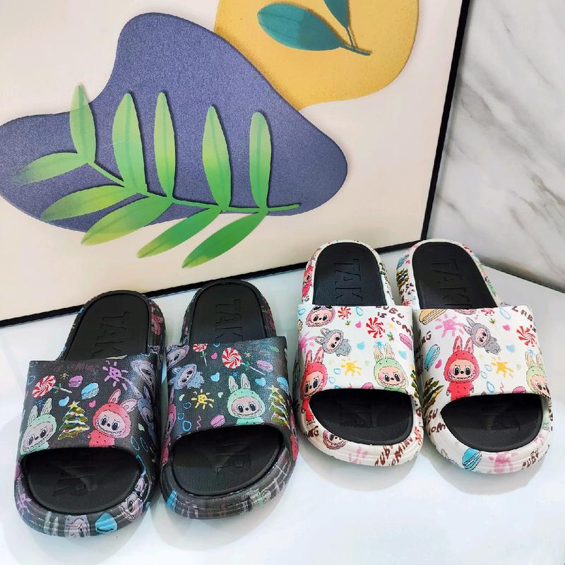 Sandals Perempuan Labubu Tapak Getah Lembut Tebal (Size 36-41) - TikTok ...
