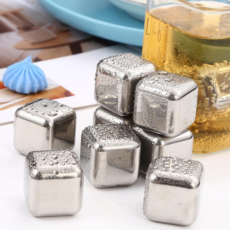 Steel Ice Cube 2.7x2.7x2.7cm Food-grade (304) Stainless Stee - TikTok ...