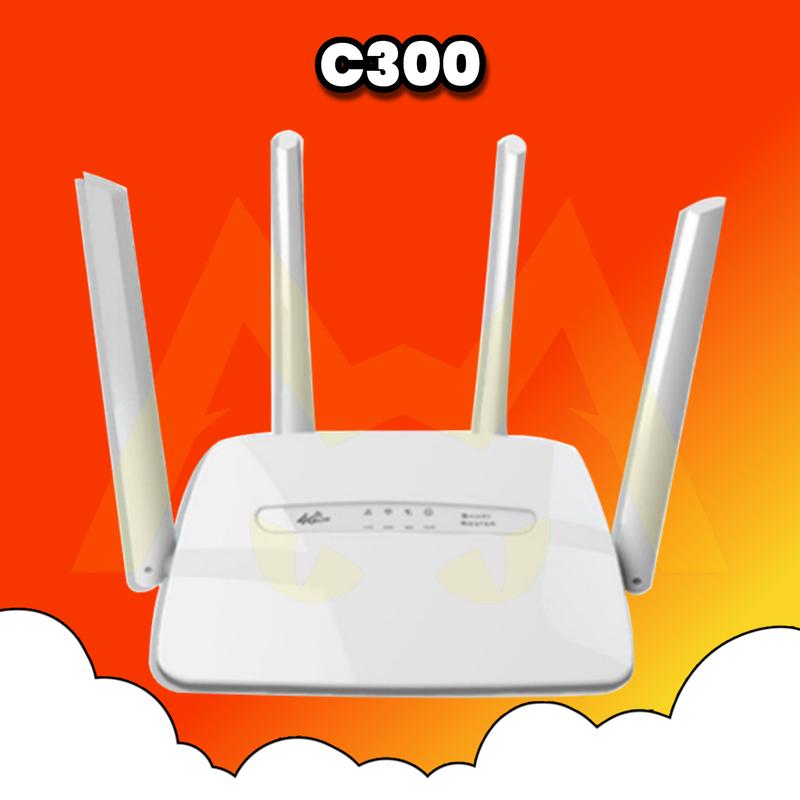 4G LTE CPE Modem C300 Wireless Home WiFi Router Support ALL Telco ...