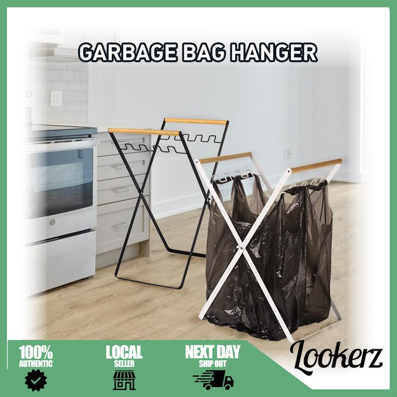 [MY] Garbage Bag Hanger/ Portable Folding Garbage Rack/ Tras - TikTok ...