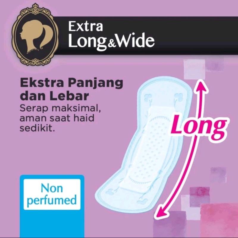 Laurier Extra Long & Wide 40PCS - Pantyliner Non Perfume - Shop | Tokopedia