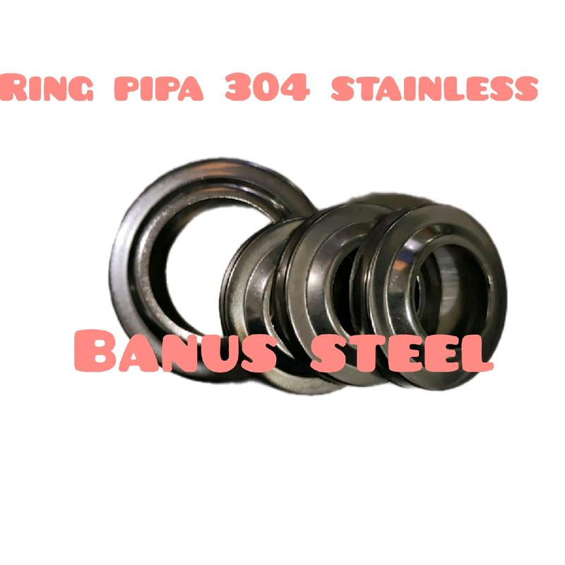 Ring pipa 304 stainless 2 inci ring penutup pipa bulat - Shop | Tokopedia