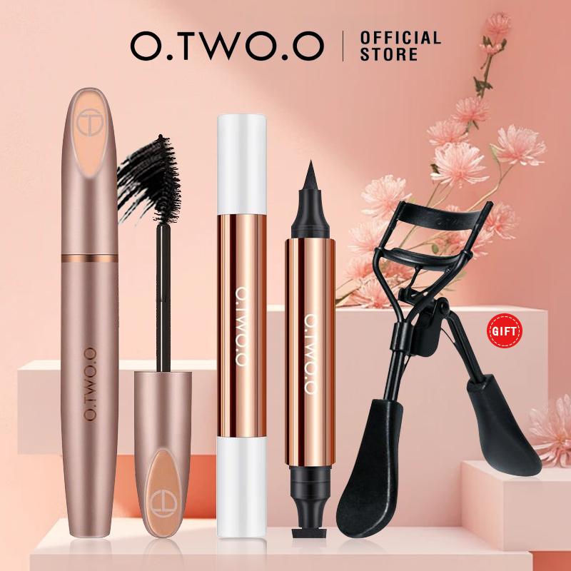 O.TWO.O Maskara pemanjangan volumizing, celak cepat kering tahan ...