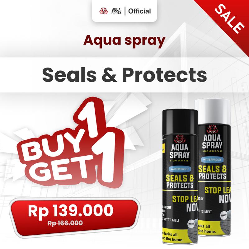 Aqua Spray - Cairan Anti Bocor 500ml Buy 1 Get 1 - Shop | Tokopedia