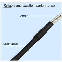 Jual Patch cord Outdoor Armored LC-ST 50 Meter 2 core Singlemode ...