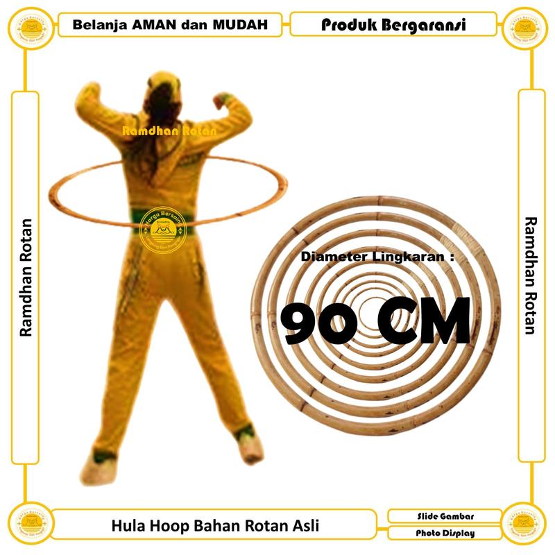 Hula Hop Rotan 90 Cm Ramdhan Rotan Hola Hoop 90 Cm Holla Hup Dewasa ...