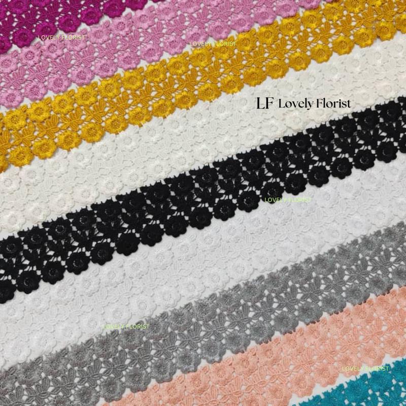 Lace renda sulam corak bunga Fabrics Soft - TikTok Shop Malaysia