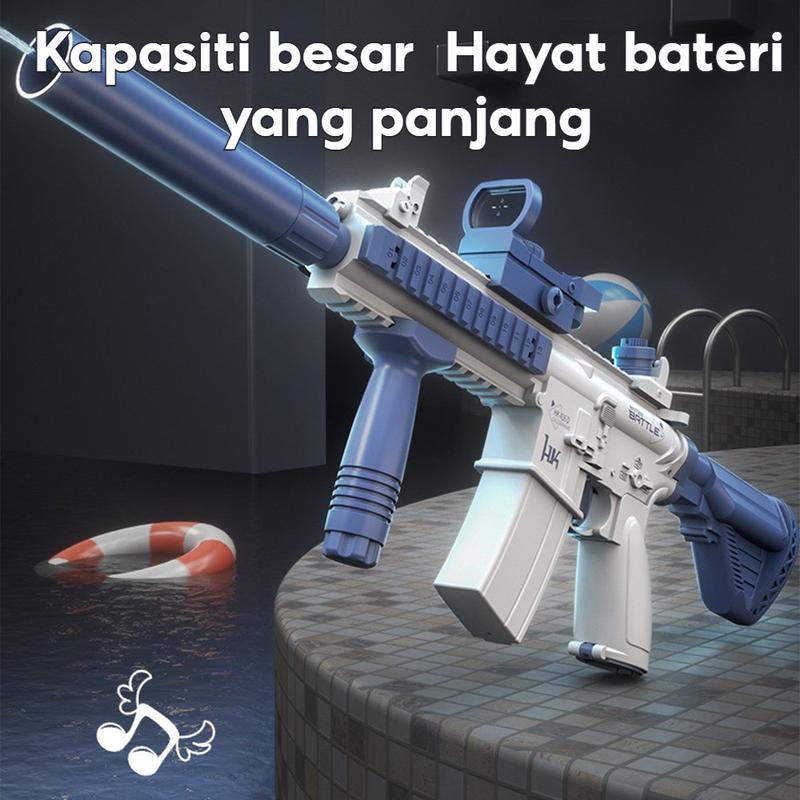 Electric Water Yokki M416 Electric Water Gun 2025 Baru Auto Water ...