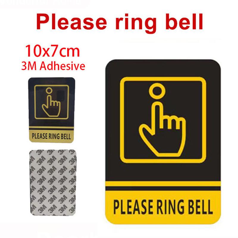 PLEASE RING BELL - PVC Plastic Doorbell Signage Sign Board 10x7cm ...