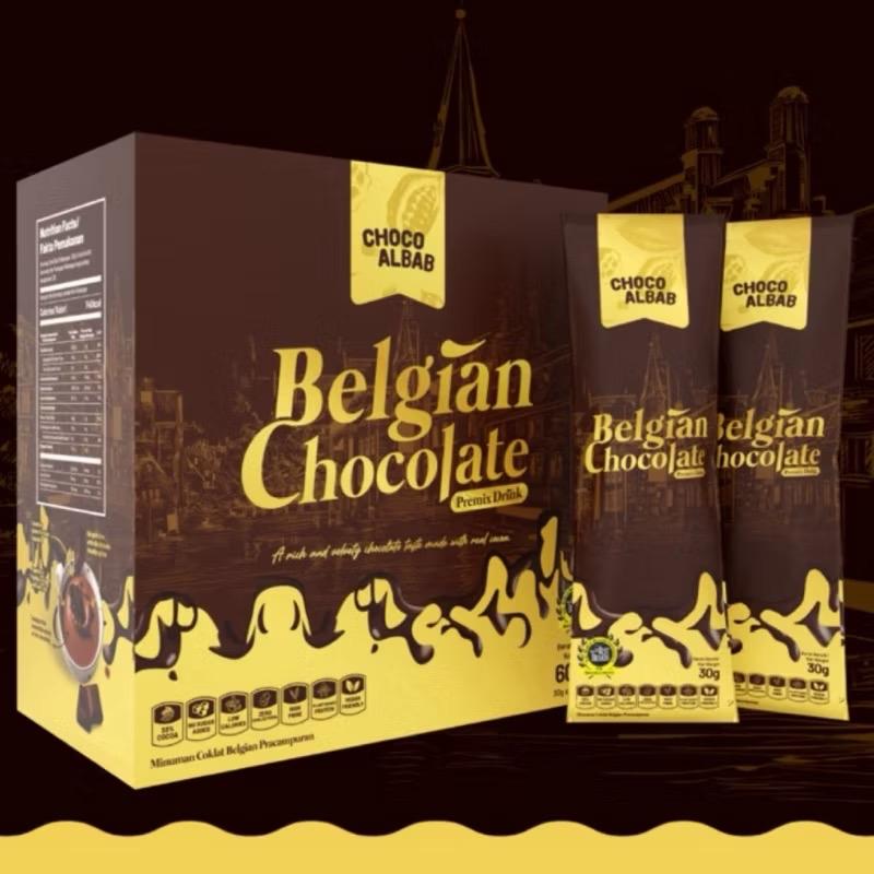 Belgian Chocolate Drink (Sachets) ( Beverage / No sugar added) with ...