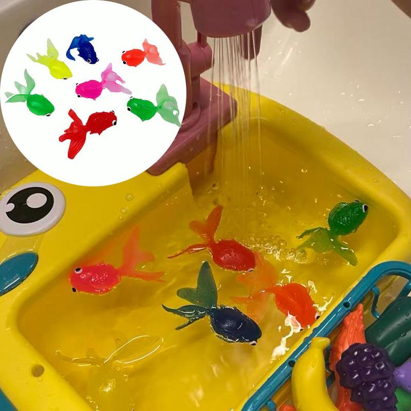 Mainan simulasi TPR untuk ikan emas kecil, mainan menarik untuk ...