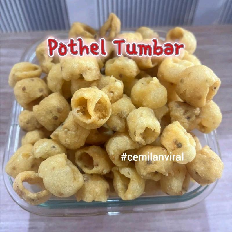 Cemilan Viral Pothel Tumbar Gurih Renyah Singkong Crispy Pothil - Shop ...