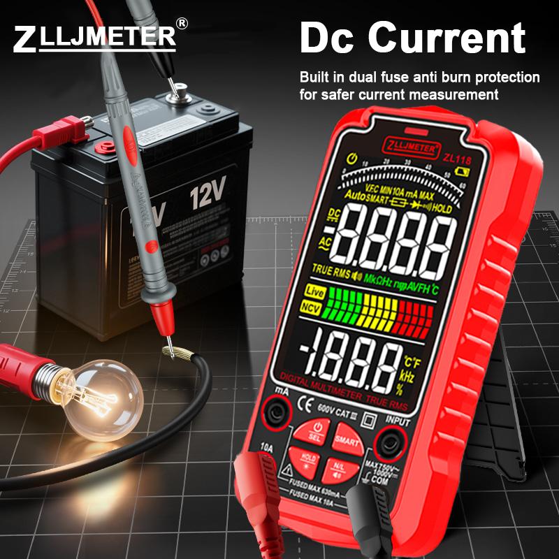 6000 Counts Tester multimeter USB Charging Digital MultimeterWith ...