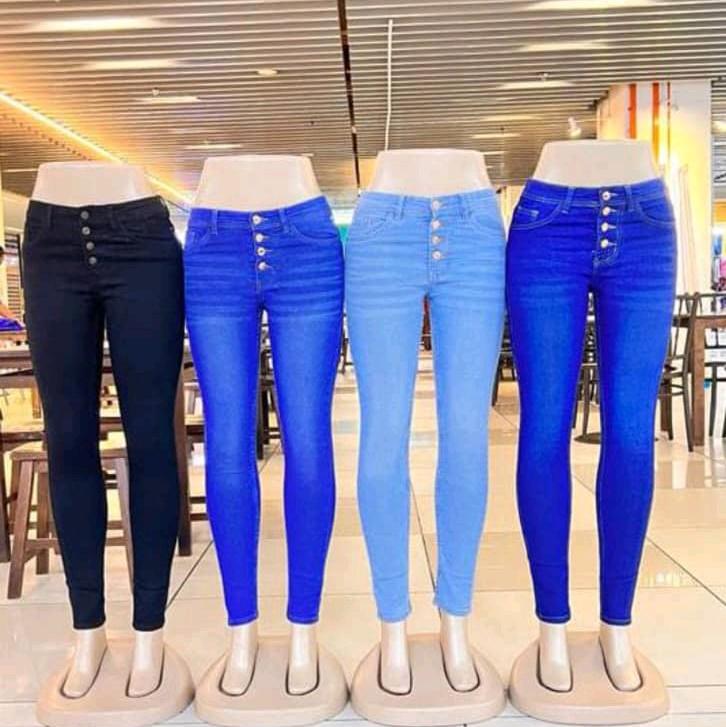 Skinny 4 Batton [ Ready Stock ] Size 26-40 Plain - TikTok Shop Malaysia