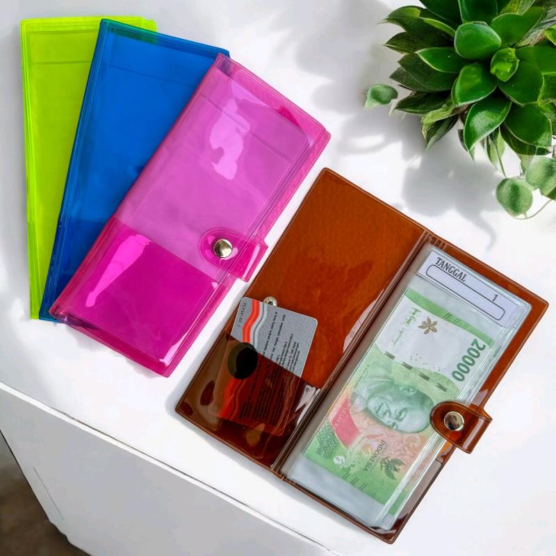 [GRATIS STIKER WARNA BUDGETING] DOMPET DISIPLIN JELLY TRANSPARAN - Shop ...