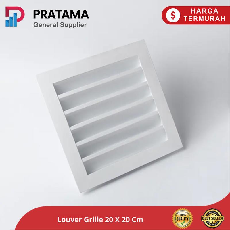 Louvre Grille Alumunium Extrude untuk Ventilasi Udara, Ukura - Shop ...