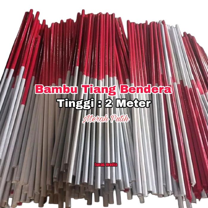 Jual Bambu Tiang Bendera Merah Putih Tinggi 2 Meter - Natural - Kab ...