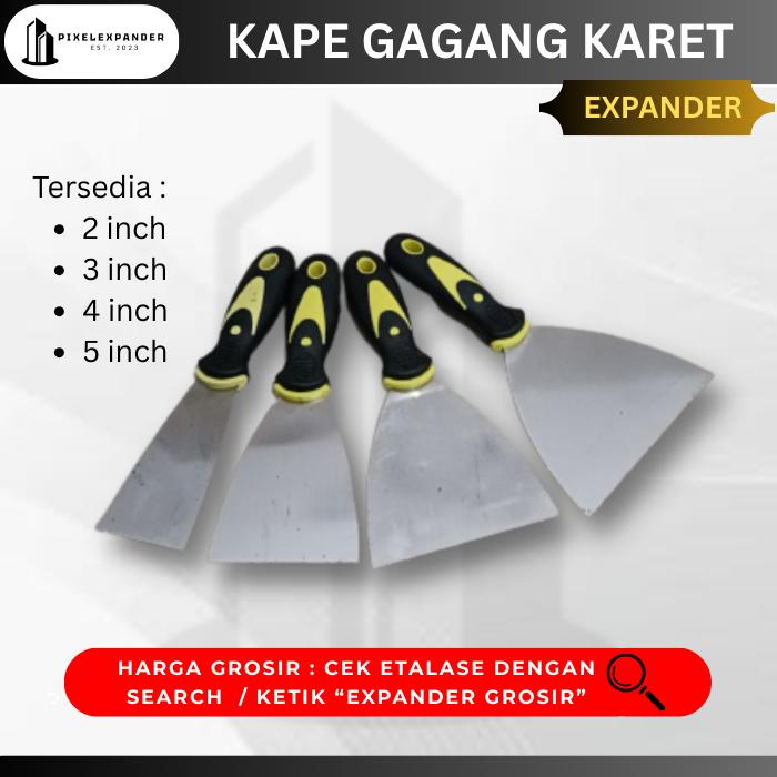 Jual Kape Gagang Karet / Steel Skrap Pengerok Cat 2 3 4 5 inch (Pixel ...