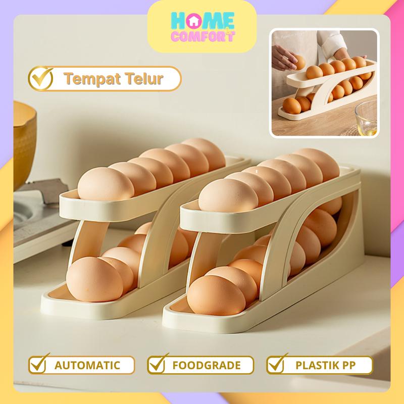 Rak Telur Tingkat 2 Susun / Egg Tray / Tempat Penyimpanan Telur ...