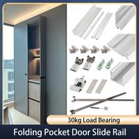 Jual Concealed Cabinet Door System Single Panel Folding Pivot Hardware ...