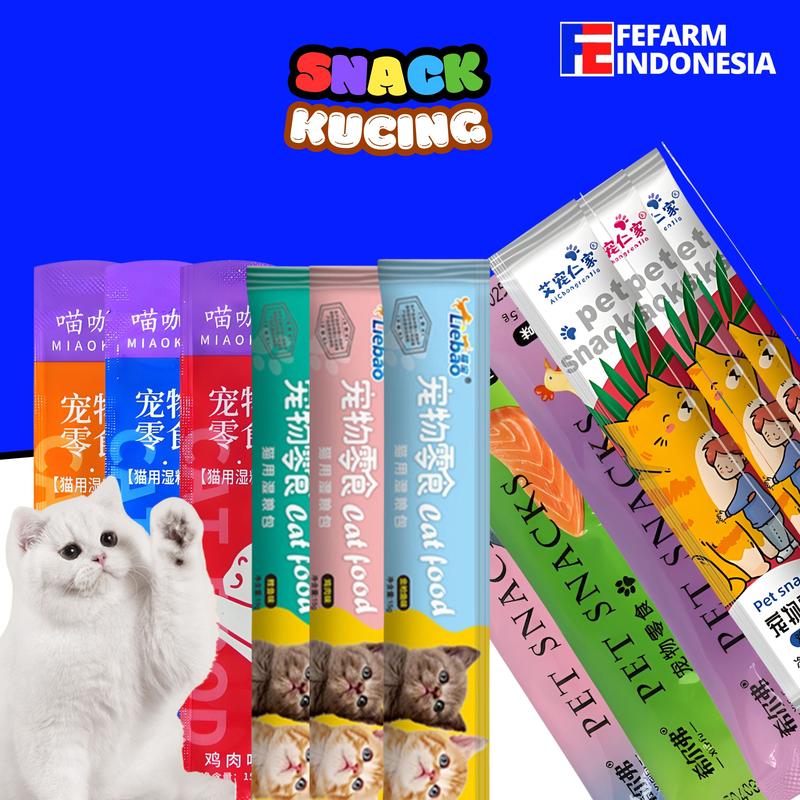 Snack Cat Creamy Food Cemilan Kucing Snack Kucing Basah FEFARM - Shop ...