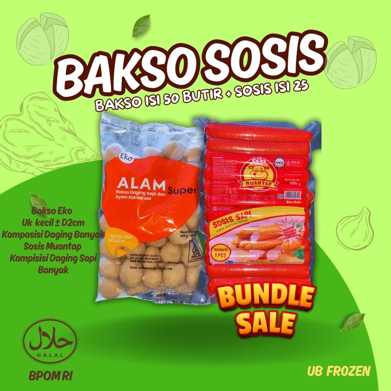 Paket Baso Sosis (Baso isi 50butir + sosis isi 25batang) Foo - Shop ...