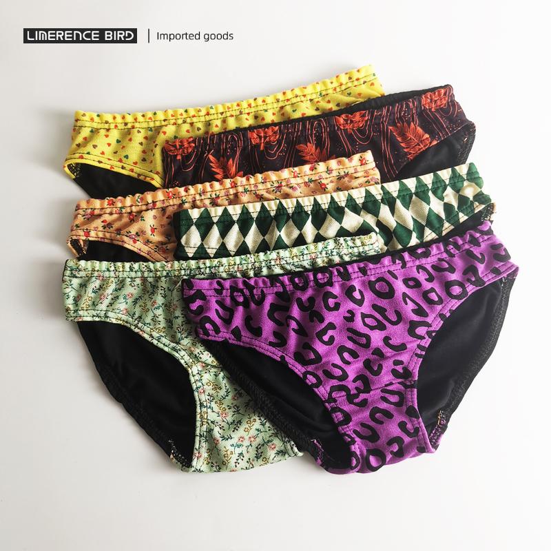 12/6pcs Comfortable Soft Cotton print Women's Panties Set-Multicolor ...