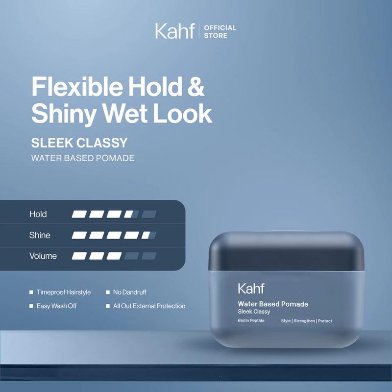 Kahf Water-based Pomade Sleek Classy 70 g - Pomade Rambut Pria - Shop ...