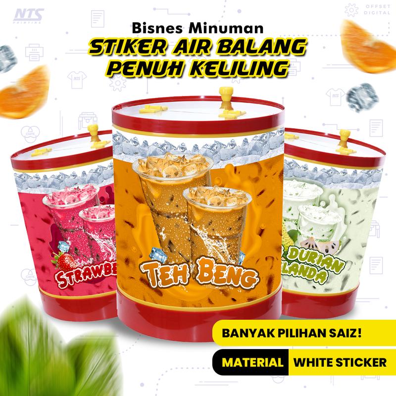 (PT 3) STICKER AIR BALANG PENUH / FULL KELILING - KALIS AIR - TikTok ...