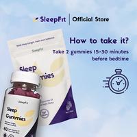 Promo SleepFit Sleep Melatonin Gummies 5 Mg Sleep Supplement - Travel ...