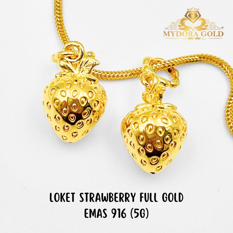 MYDORA Loket Strawberry Full Gold Series (5G) l EMAS 916/22K - TikTok ...
