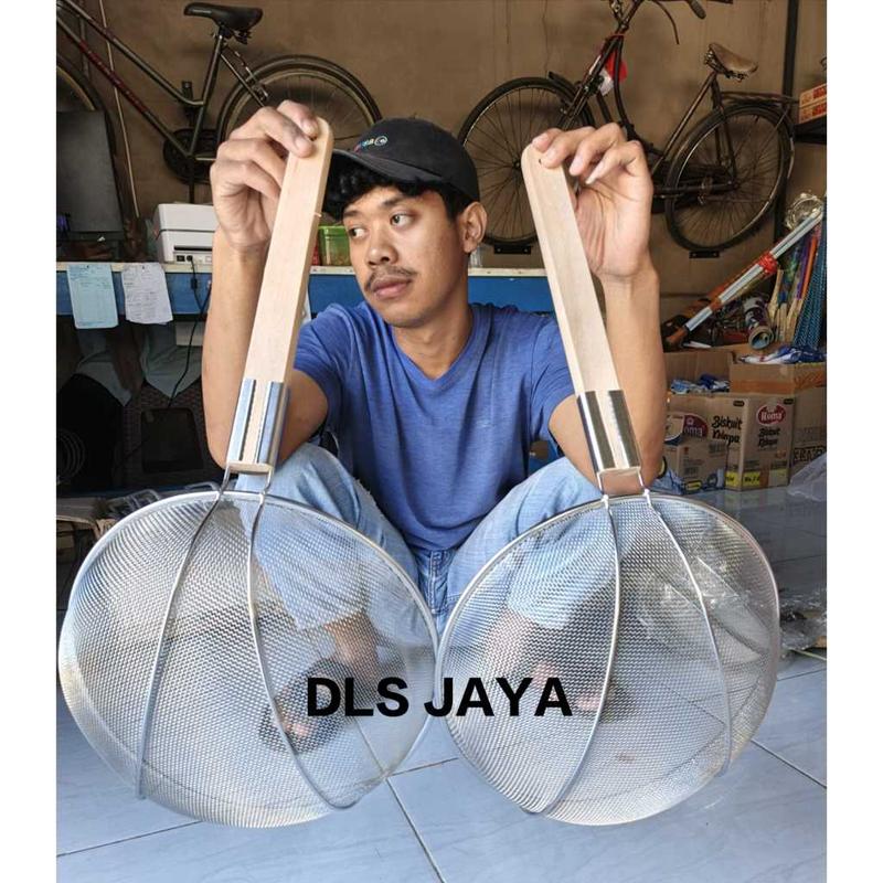 Serok Saringan Jumbo Stainless / Serok Tebal / Serok Parabola Stainless ...