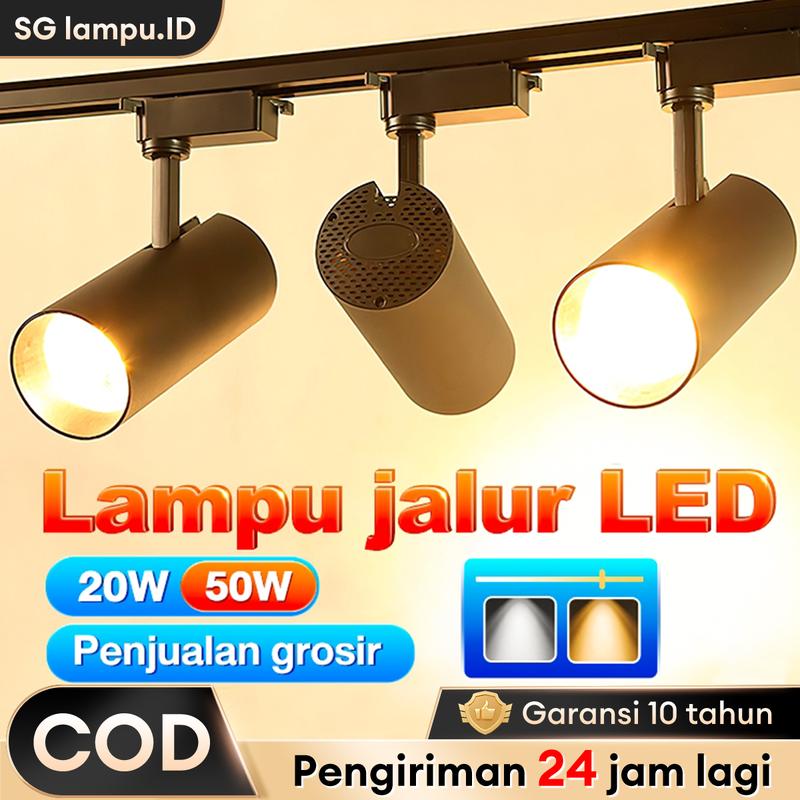 【Garansi 10 tahun】Golden LED LAMPU RELL TRACK LED SOROT LAMP - Shop ...