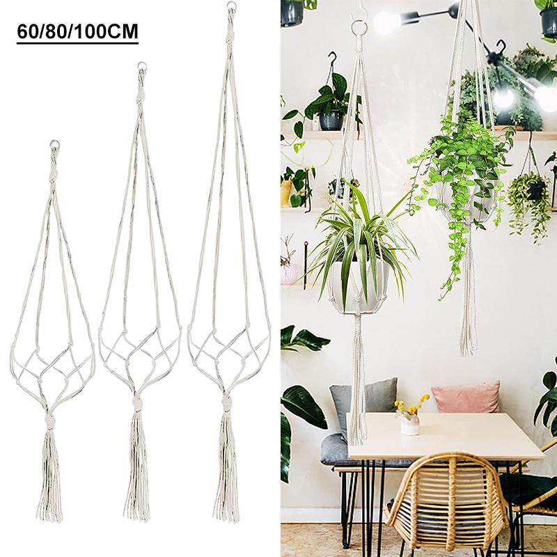Bakul gantung macrame, penyangkut tumbuhan, bakul gantung tali - TikTok ...