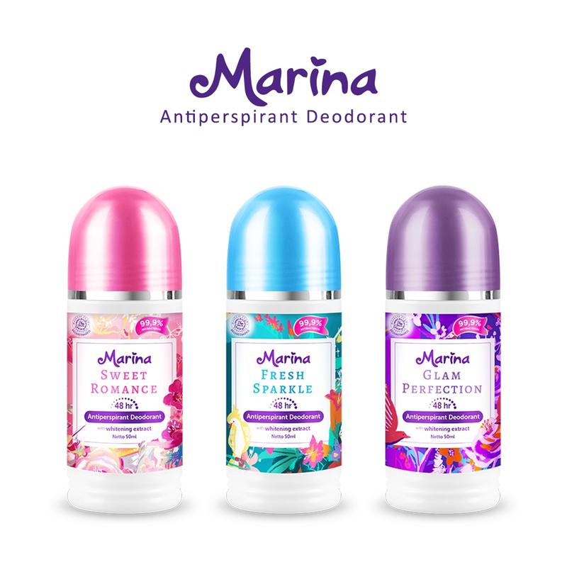 Marina Antiperspirant Deodorant 50 ml Series - Shop | Tokopedia