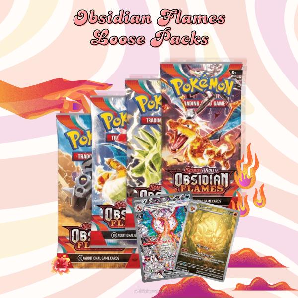 Pokemon TCG English Obsidian Flames Authentic Loose Packs - TikTok Shop ...